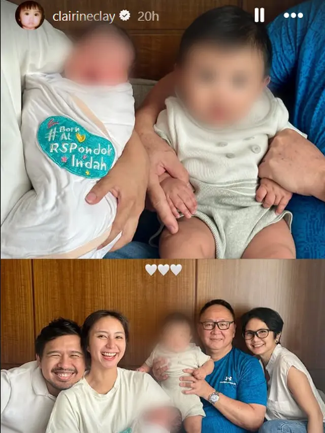 6 Potret Gio MasterChef Dampingi Istri Melahirkan, Clairine Clay Datang ...