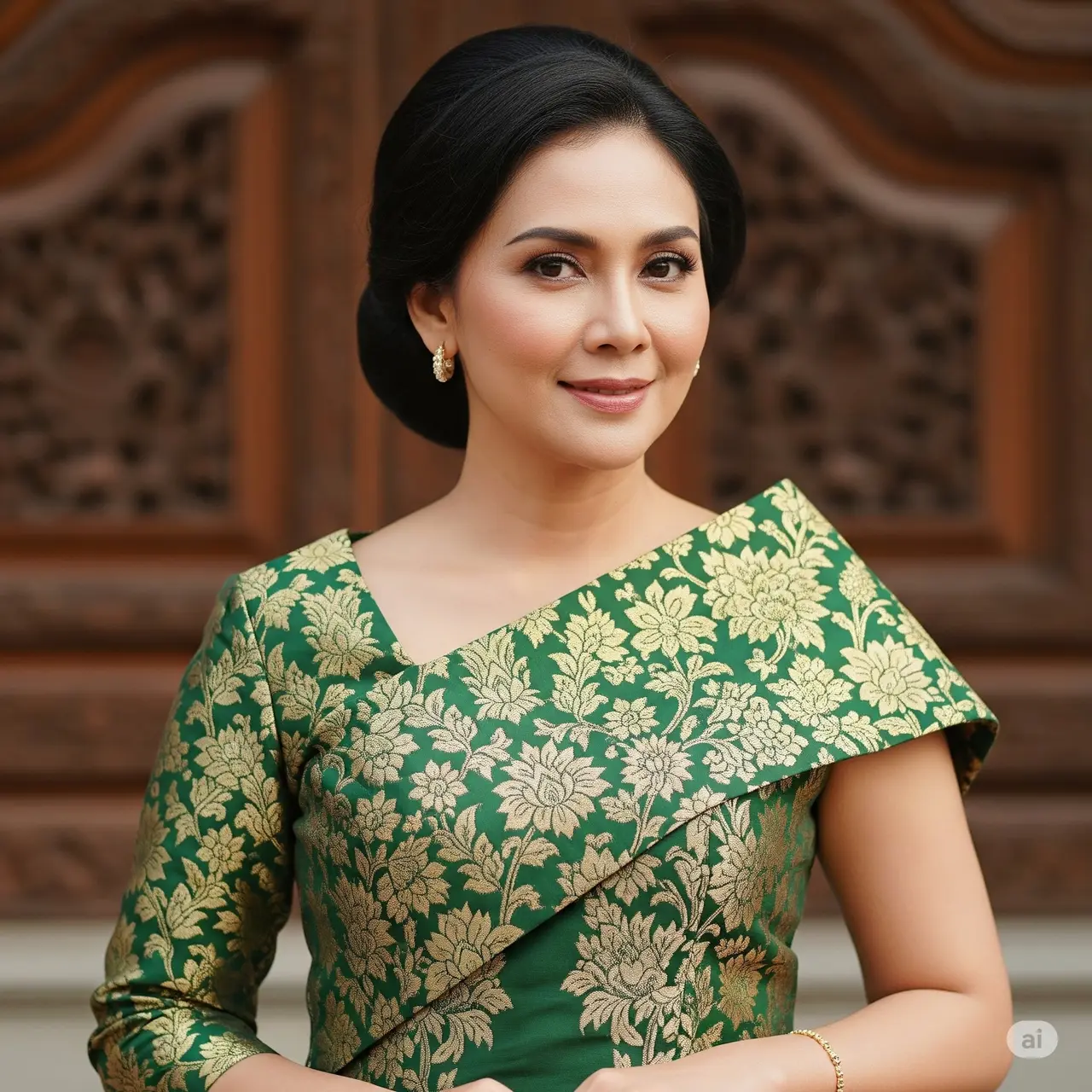 10 Model Atasan Brokat Wanita Usia 45 Tahun ke Atas, Tampil Elegan ...