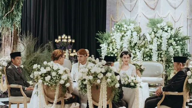 6 Potret Aaliyah Massaid dan Thariq Halilintar Akad Nikah, Berterima Kasih ke Jokowi serta ...
