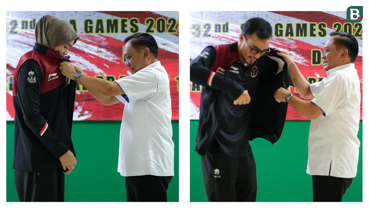 Foto: PBVSI Lepas Timnas Bola Voli Putra dan Putri untuk SEA Games 2023 ...