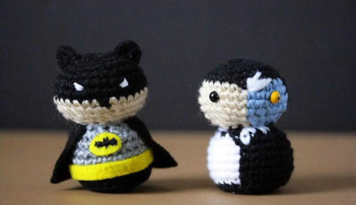 Meski Super Mini: Boneka Rajut Tokoh Kartun Ini Cute Dan Mengagumkan ...