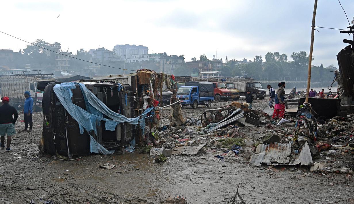 Kondisi Nepal Pasca-Terjangan Banjir dan Tanah Longsor