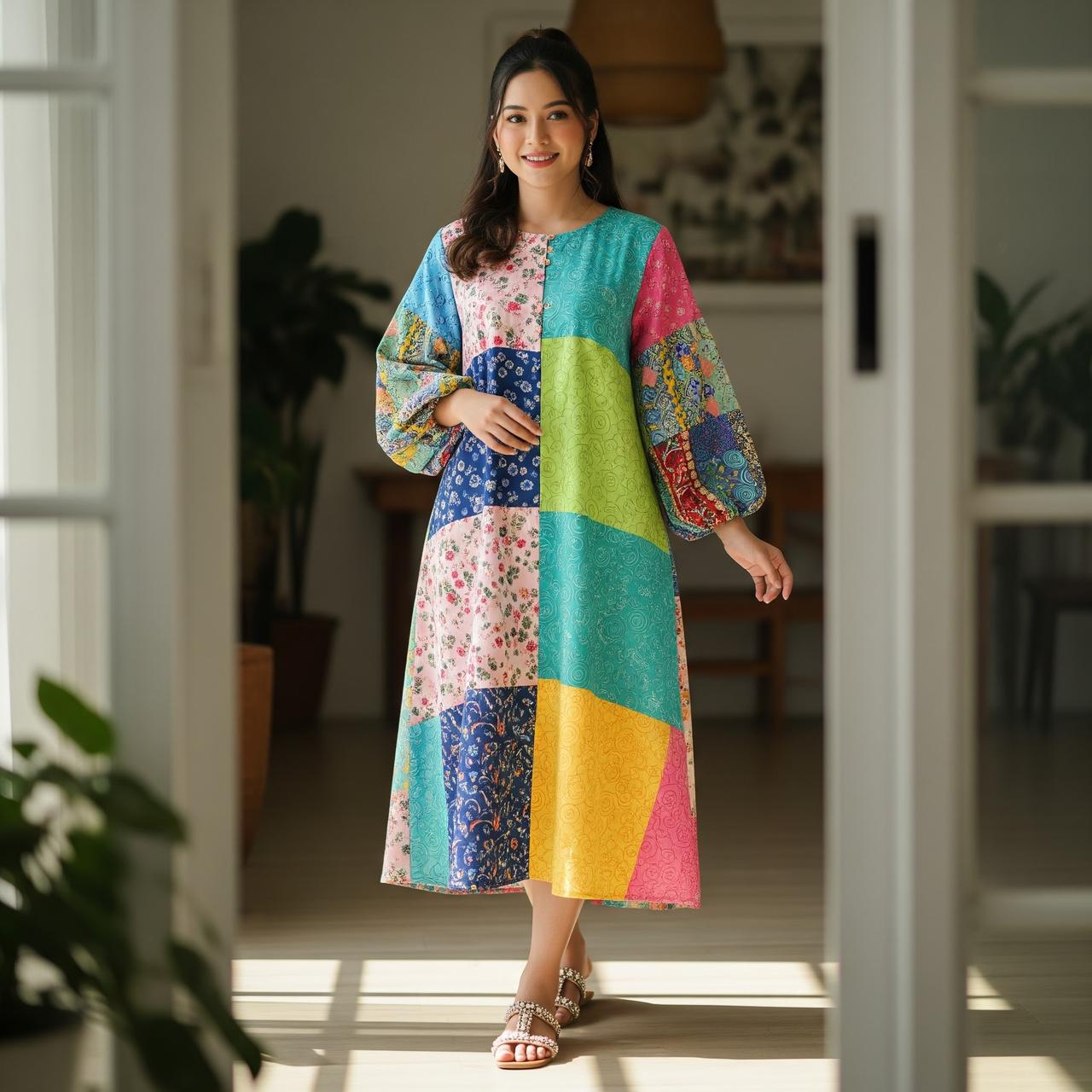 7 Model Daster dari Kain Perca yang Cantik untuk Tampilan Santai di Rumah