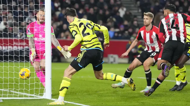 Jadi Pahlawan Kemenangan Arsenal atas Brentford Liga Inggris, Kai ...