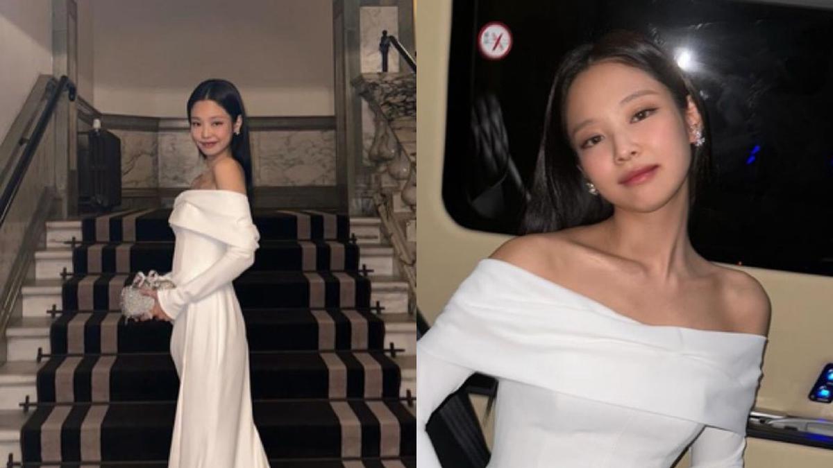 6 Gaya Jennie Blackpink Kenakan Gaun Pengantin Putih saat Hadir di ...