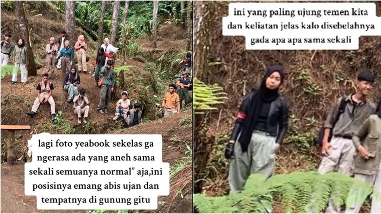 Viral Wanita Misterius di Foto Yearbook Latar Belakang Hutan, Ramai Disebut Editan - Hot ...