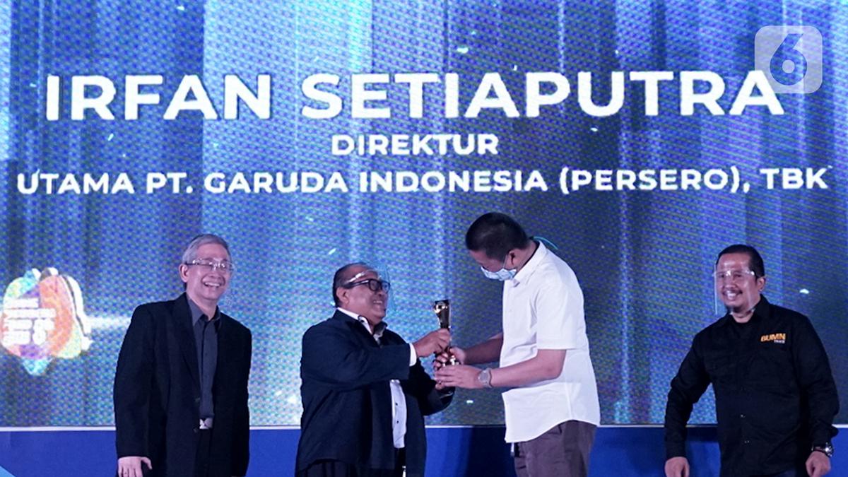 FOTO: Garuda Indonesia Raih 5 Penghargaan BUMN Award - Foto Liputan6.com