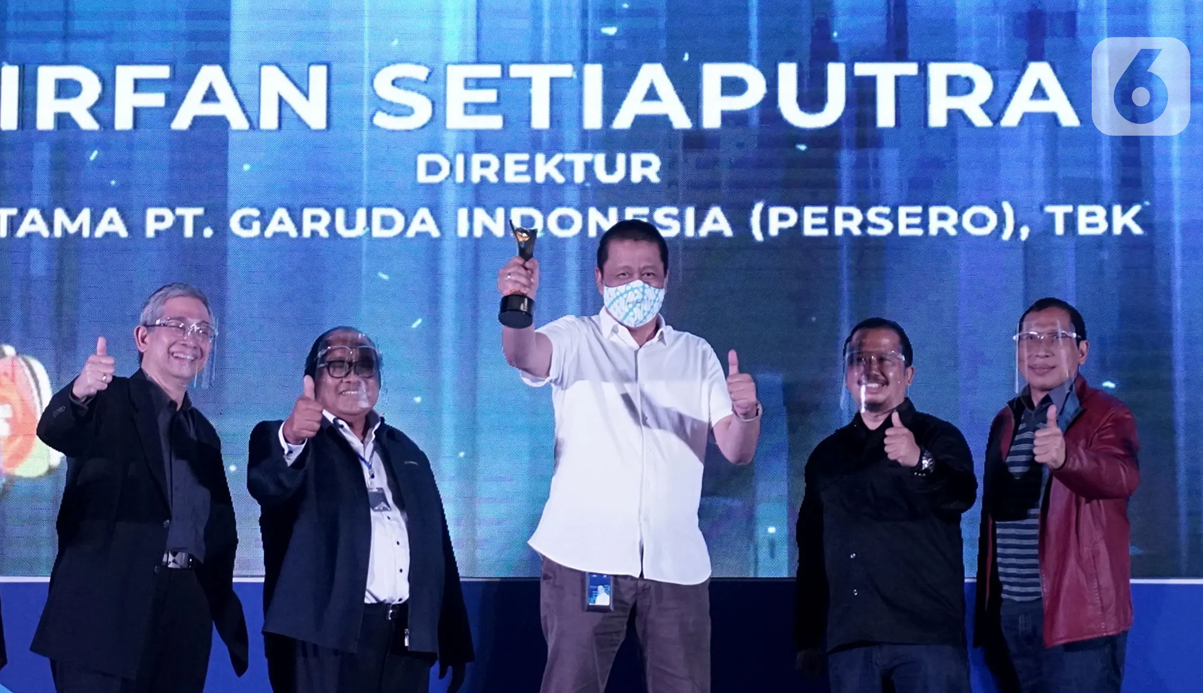 FOTO: Garuda Indonesia Raih 5 Penghargaan BUMN Award - Foto Liputan6.com