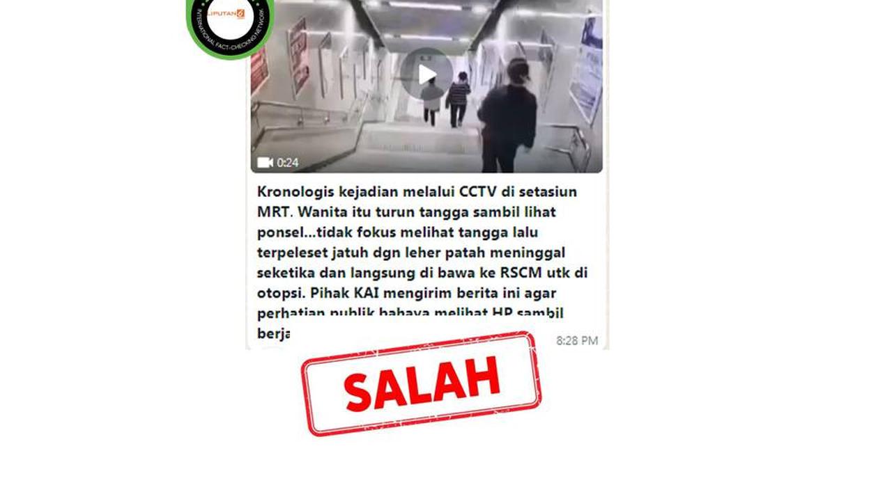 Video Wanita Terjatuh di Stasiun MRT Ini Bukan di Jakarta dan Taiwan ...
