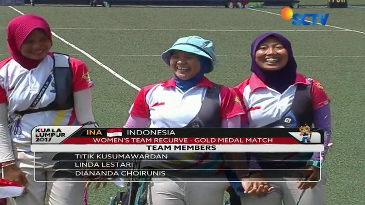 Tim Panahan Putri Indonesia Sumbang Medali Perak