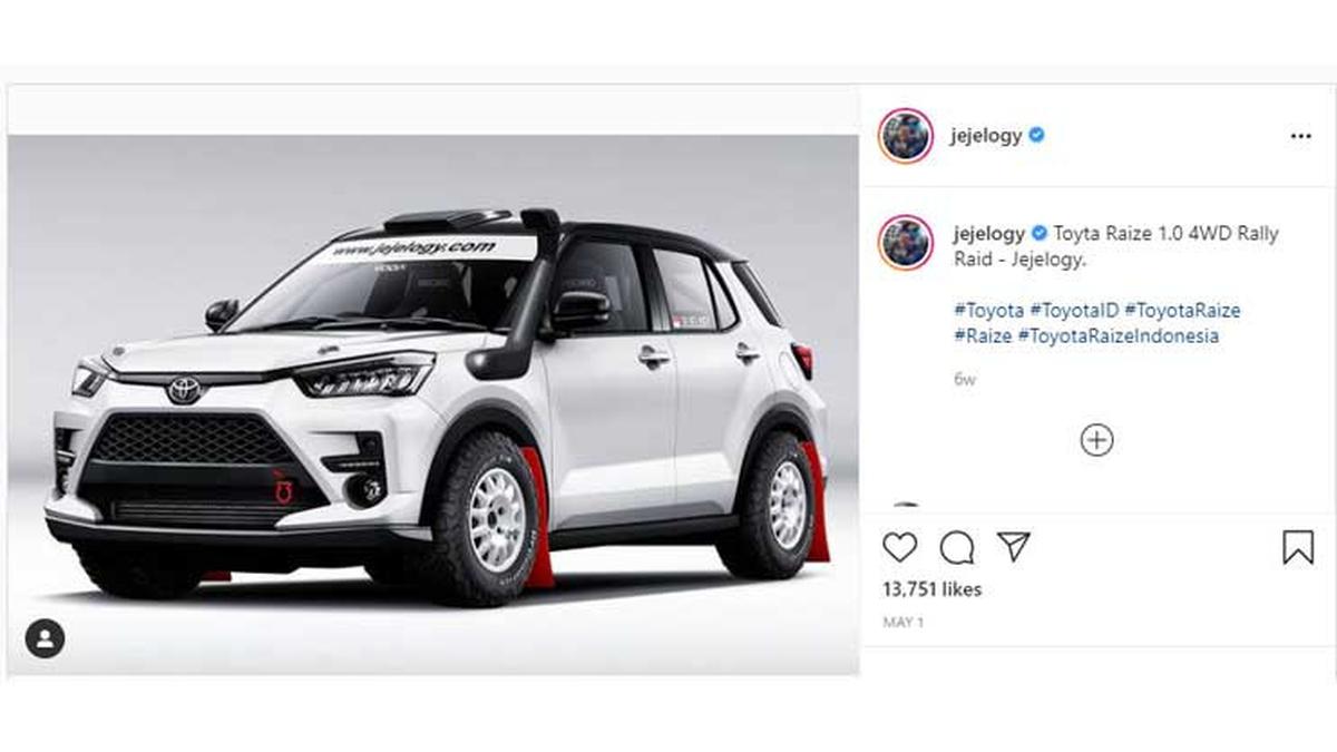 Bergaya Rally Look, Toyota Raize Makin Ganteng dan Agresif