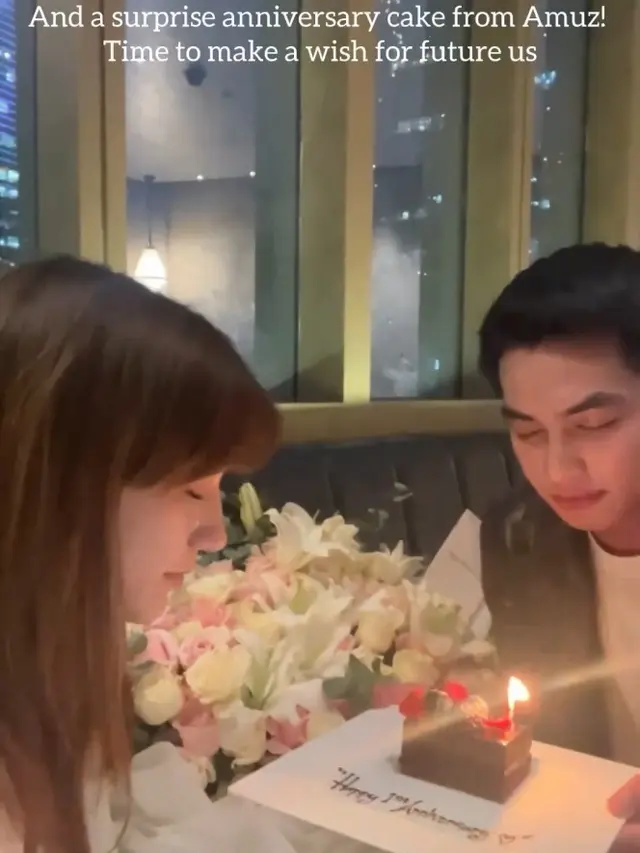 7 Potret Cassandra Lee dan Rykuen Lie Rayakan Anniversary, Makan Malam ...