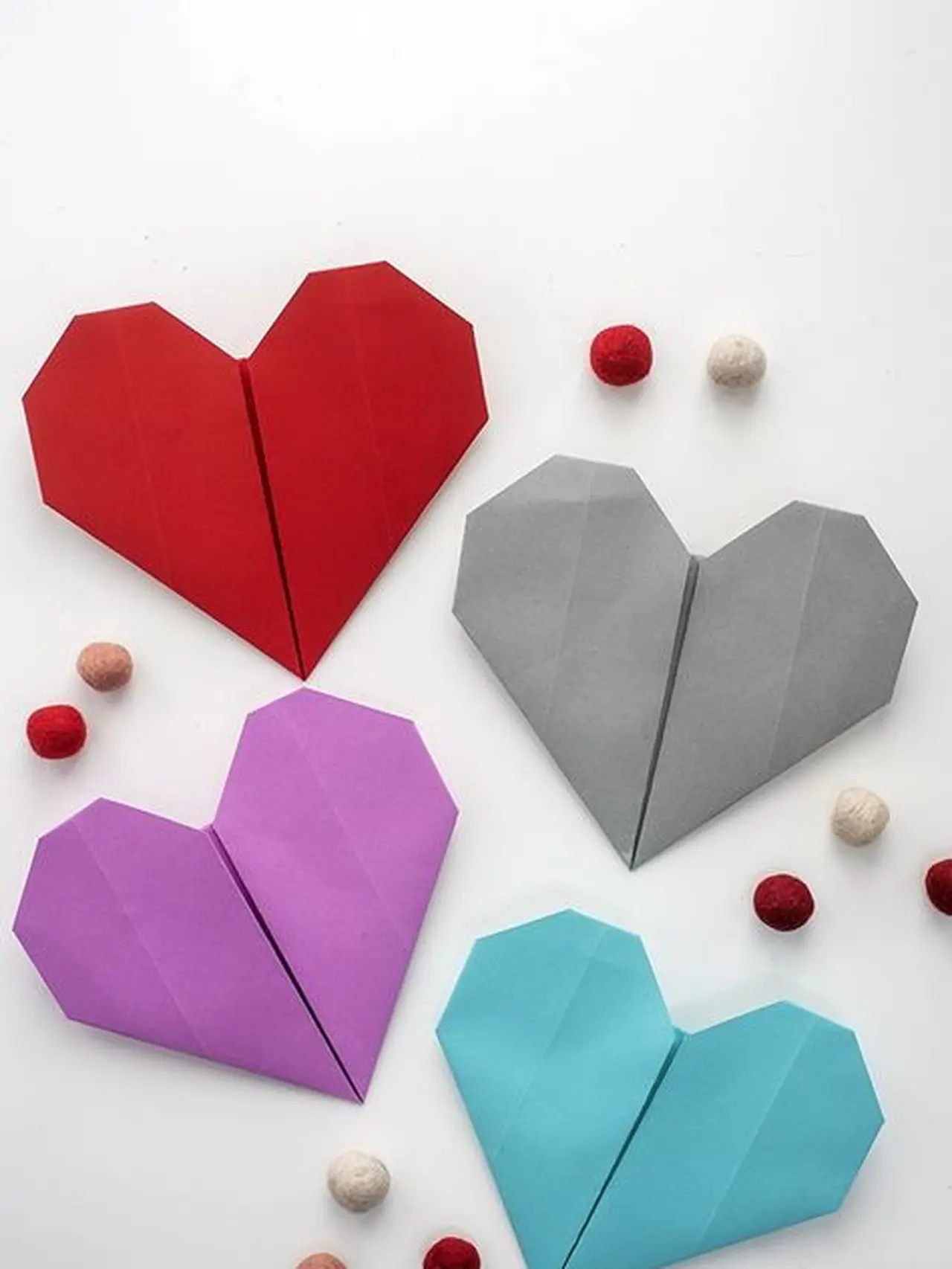 3 Cara Membuat Origami Love, Perhatikan Langkah-langkahnya - Hot ...