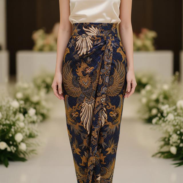9 Model Rok Batik Lilit Modern Cocok untuk Kondangan, Simpel tapi Tetap ...