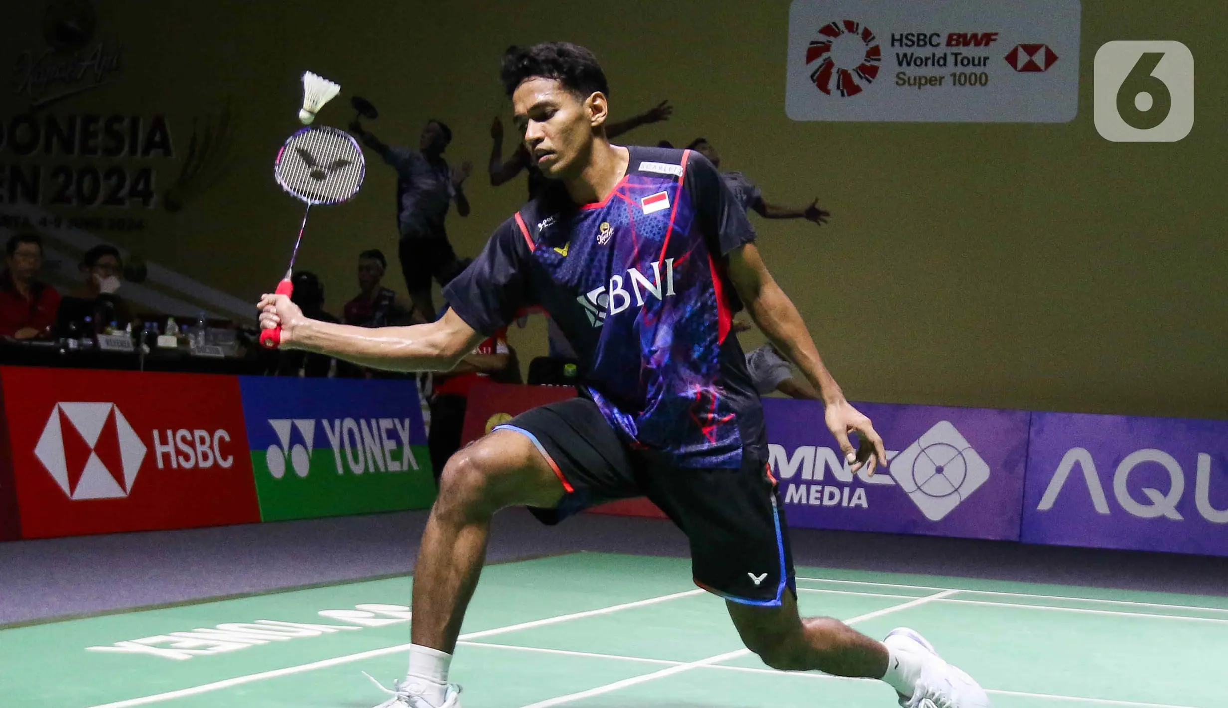 Babak 32 Besar Indonesia Open 2024, Chico Aura Dwi Wardoyo Pulang Lebih Awal - Foto Liputan6.com