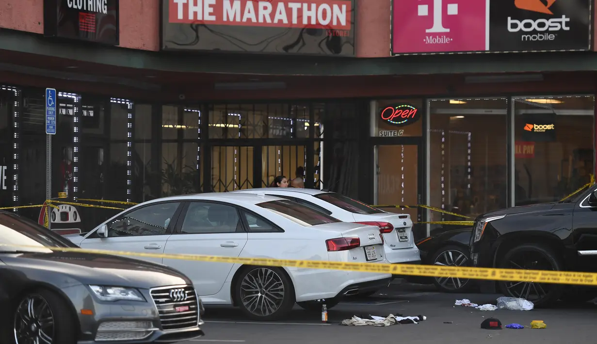 FOTO: Toko Pakaian Ini Jadi Saksi Bisu Penembakan Rapper Nipsey Hussle ...