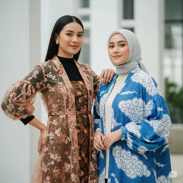 7 Inspirasi Batik Lengan Balon Double Layer Kekinian 2025, Cocok untuk ...