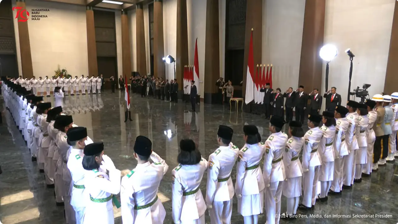 6 Potret Anggota Paskibraka di IKN, 18 Orang Diminta Lepas Hijab demi Keseragaman - Hot Liputan6.com