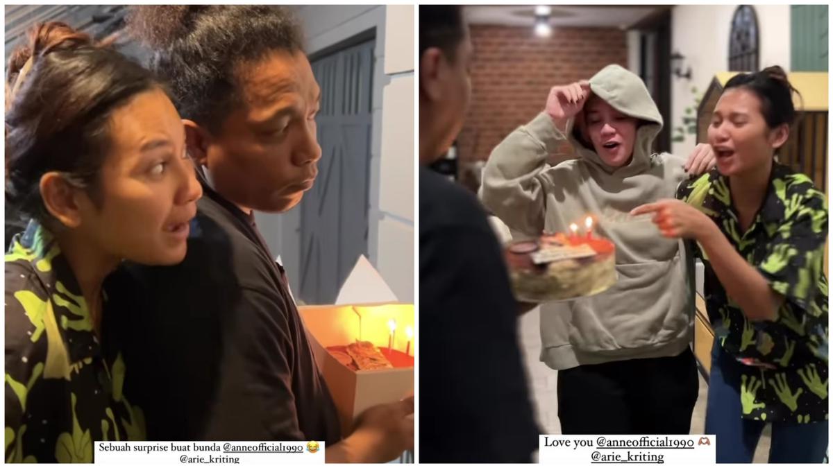 6 Momen Putri Anne Heboh Dapat Surprise Ultah dari Indah Permatasari dan Arie Kriting, Tiup ...