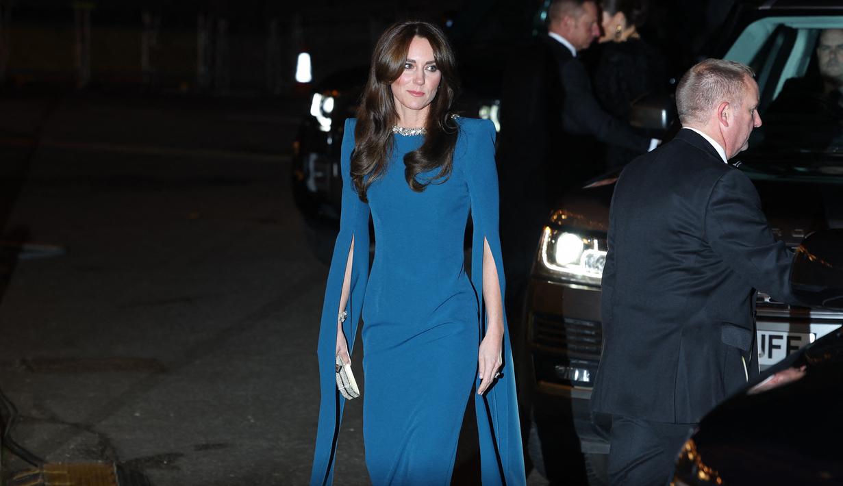 Potret Kate Middleton Tampil Memukau dan Anggun di Royal Variety ...