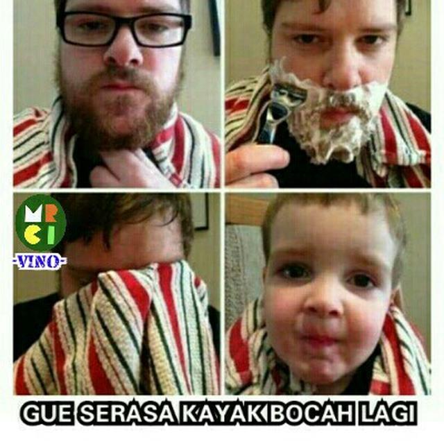 7 Meme Nyeleneh Orang Usai Cukur Jenggot dan Kumis Ini Kocak Banget - Hot Liputan6.com
