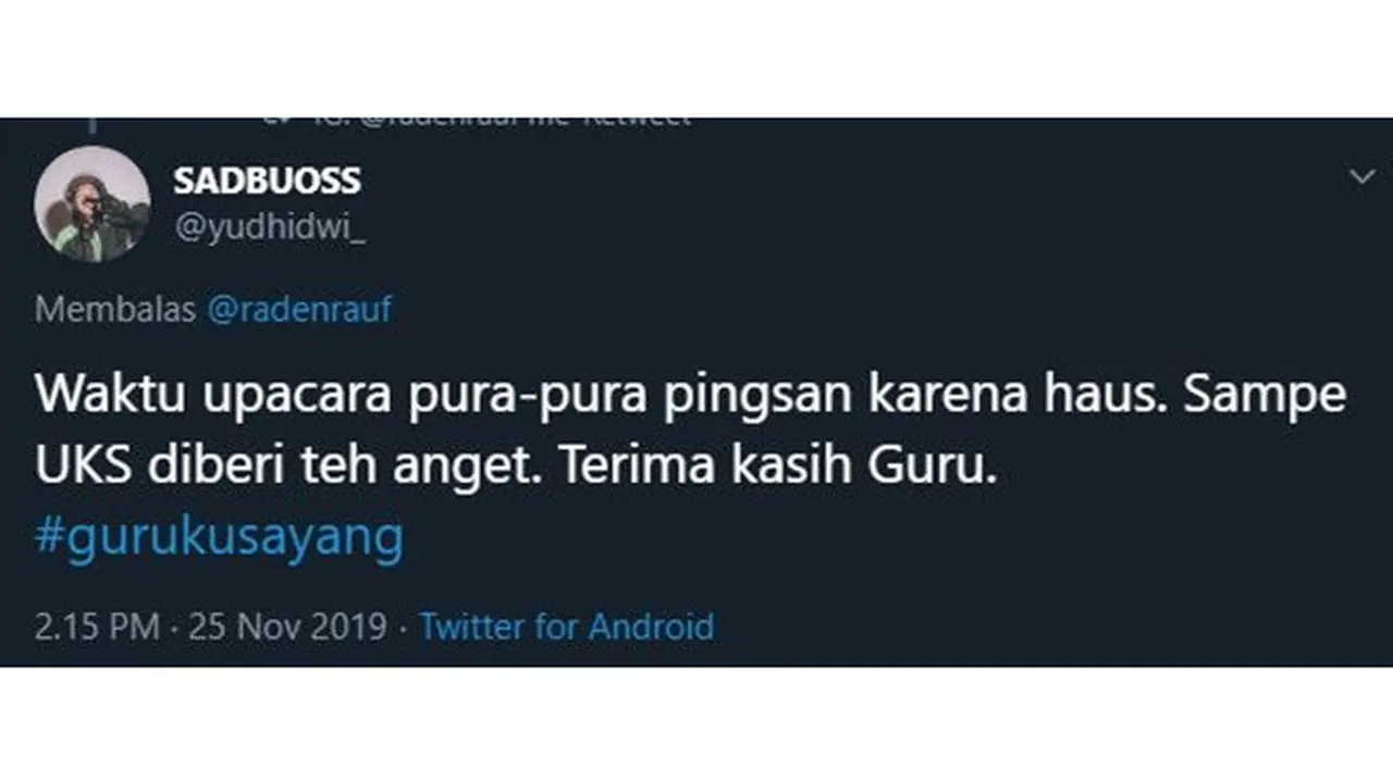 6 Curhatan 'Guruku Sayang' ala Netizen Ini Bikin Nostalgia - Hot ...