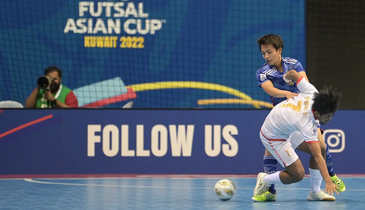 Foto: Syauqi Saud Si Paling Sportif saat Melawan Jepang di Piala Asia Futsal 2022 - Ragam Bola.com
