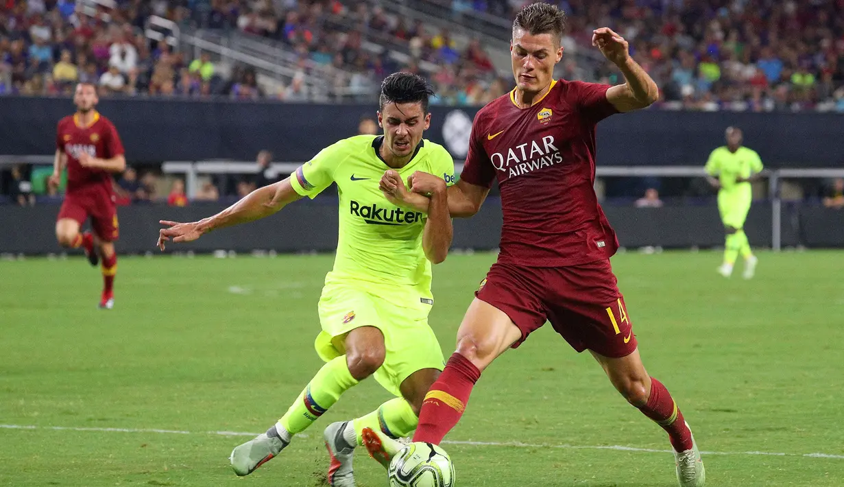 FOTO: Sempat Tertinggal, AS Roma Bangkit Bungkam Barcelona - Dunia Bola.com