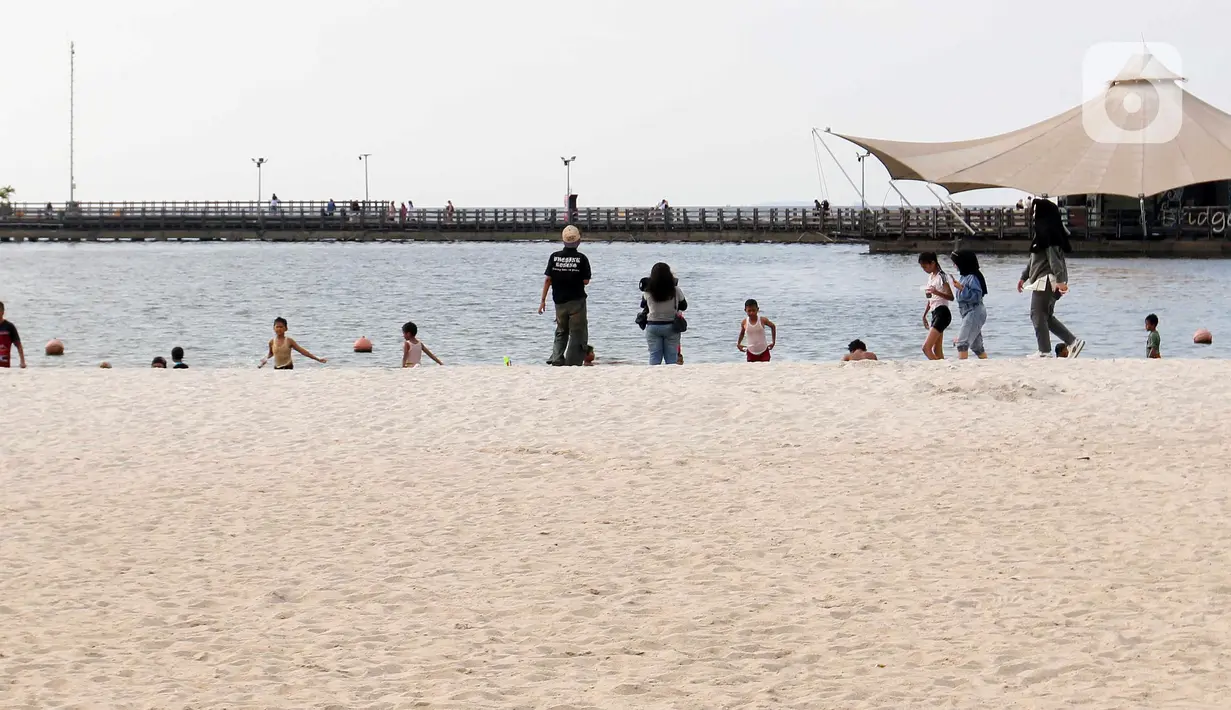 Pantai Lagoon Masih Jadi Lokasi Wisata Favorit di Taman Impian Jaya Ancol - Foto Liputan6.com