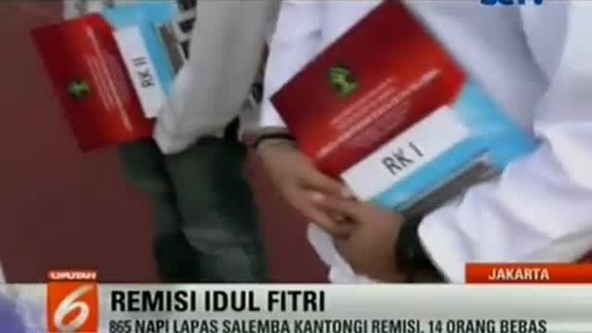 Ratusan Napi Lapas Salemba Dapat Remisi Idul Fitri - News Liputan6.com
