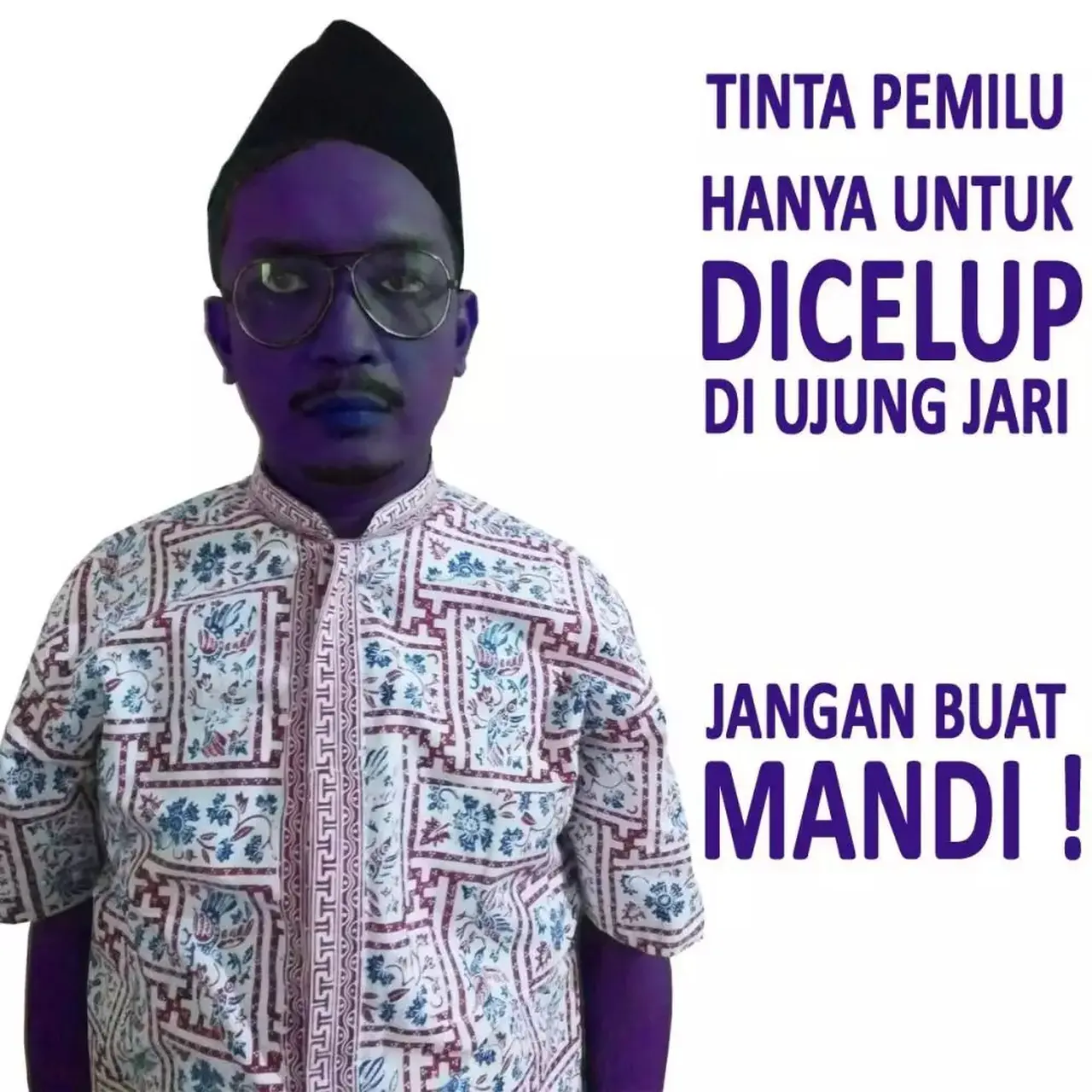 10 Meme Kocak Tinta Ungu Usai Nyoblos Ini Bikin Geleng Kepala - Hot ...