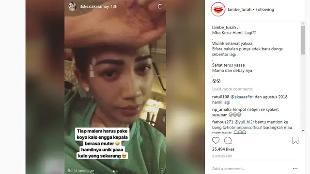Hamil Anak Kedua, Kezia Karamoy Pusing Setiap Malam - ShowBiz Liputan6.com