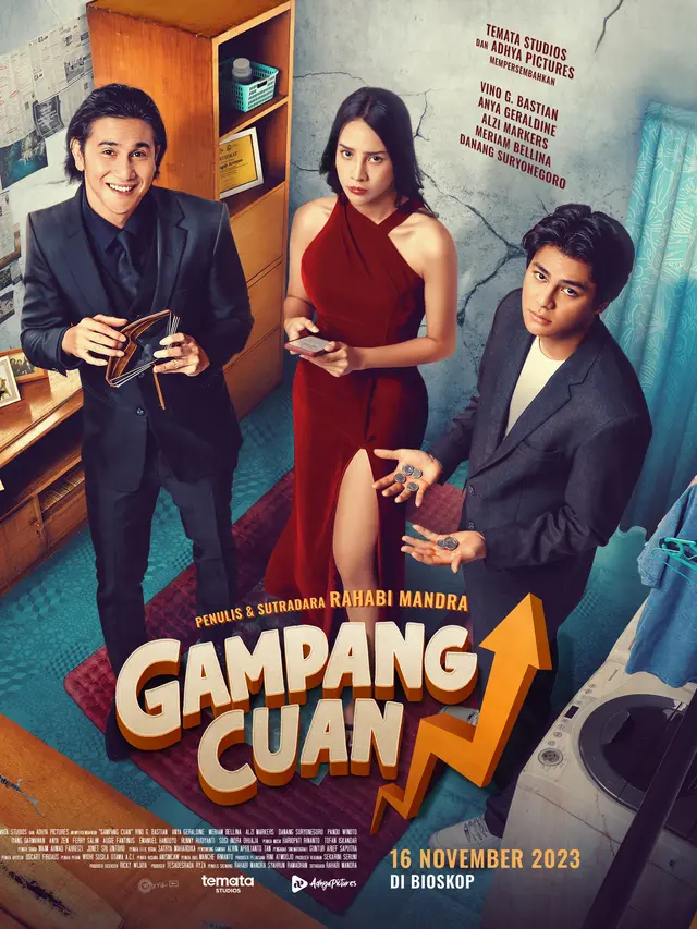 Film Gampang Cuan Bawa Vino G. Bastian dan Anya Geraldine Jadi Kakak Adik yang Terjerat Utang ...