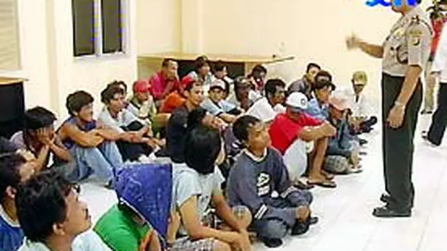 Puluhan Preman Terjaring Razia - News Liputan6.com