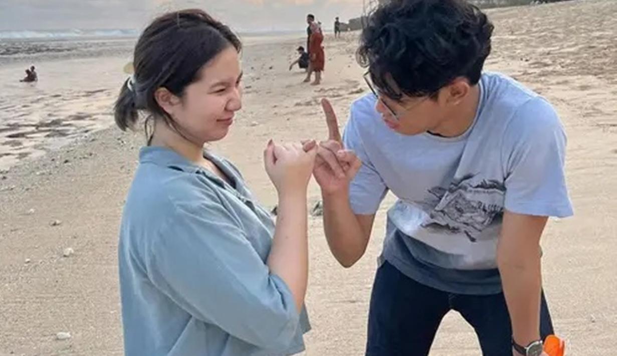 Momen Kebersamaan Alam Ganjar dan Anggitha Ayu Sang Pacar, Tampak Serasi