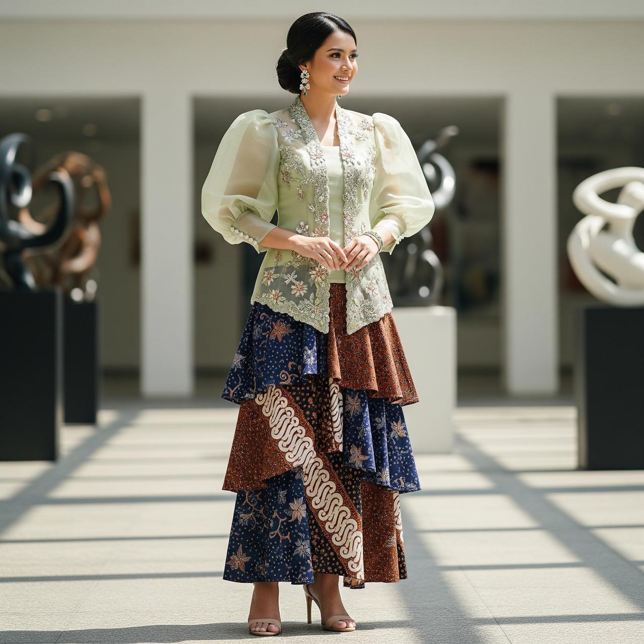 9 Model Baju Kebaya Dipadukan Rok Batik Tren 2026, Tradisi dalam Gaya ...