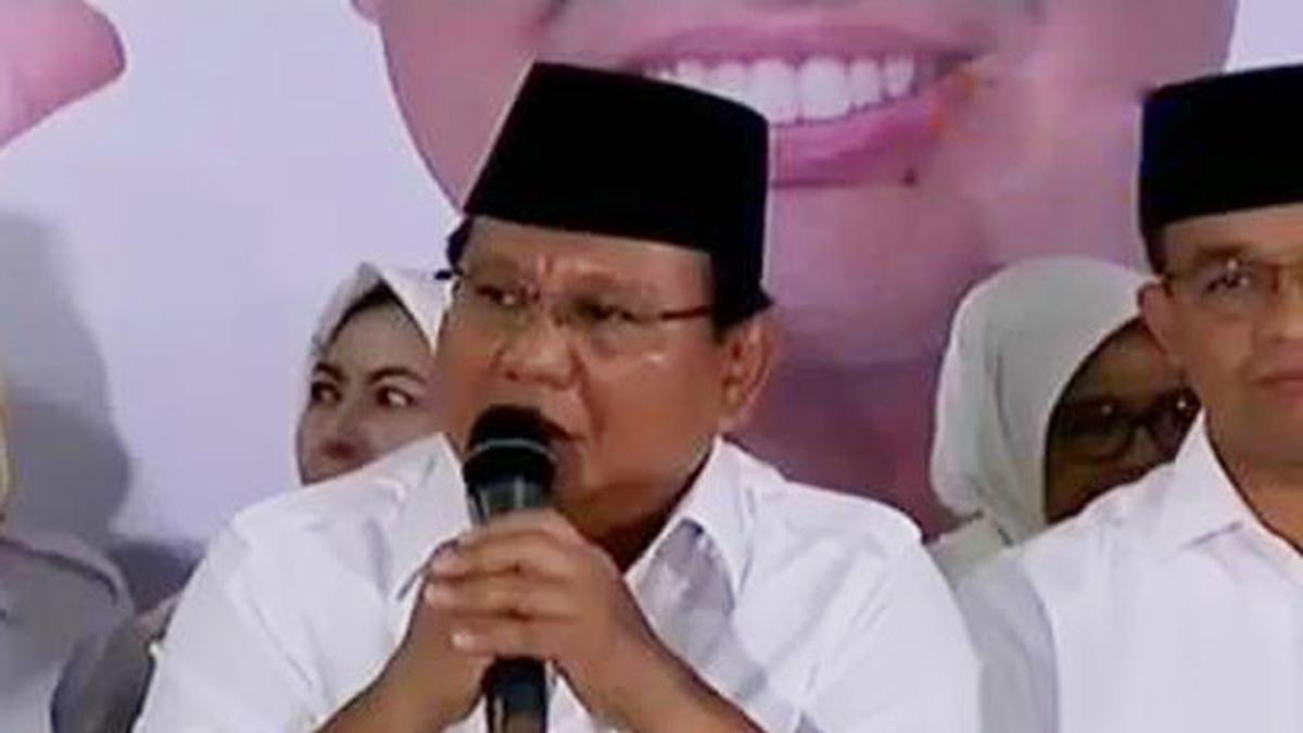 Prabowo: Jadi Kuli Saja Indonesia Kalah Saing - News Liputan6.com