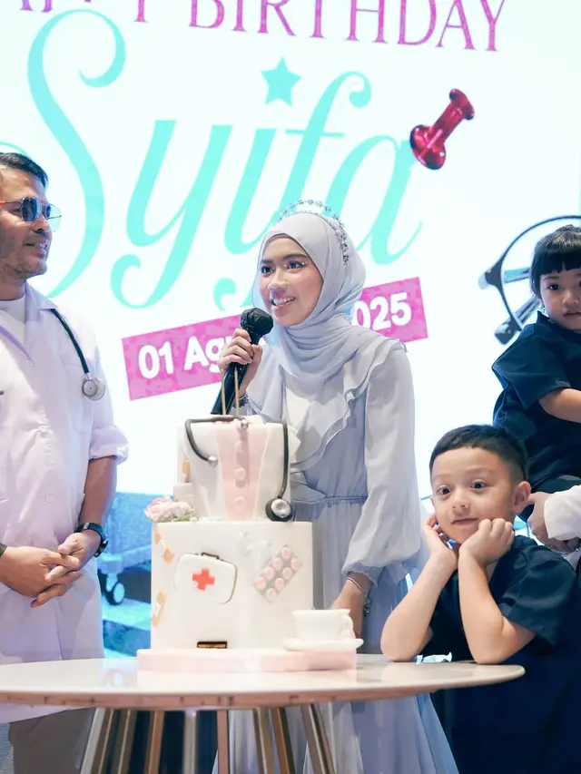 6 Potret Perayaan Ultah Syifa Mutiara, Anak Sambung Irish Bella Bertema Dokter - ShowBiz ...