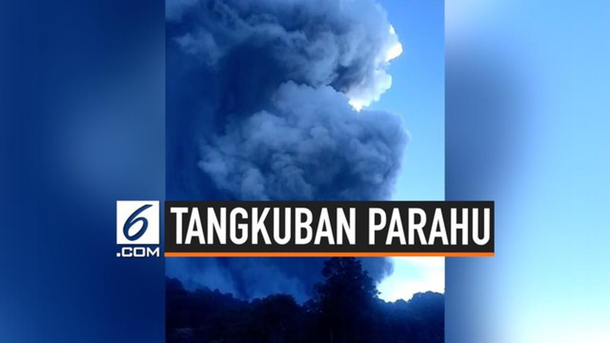VIDEO: Gunung Tangkuban Parahu Erupsi