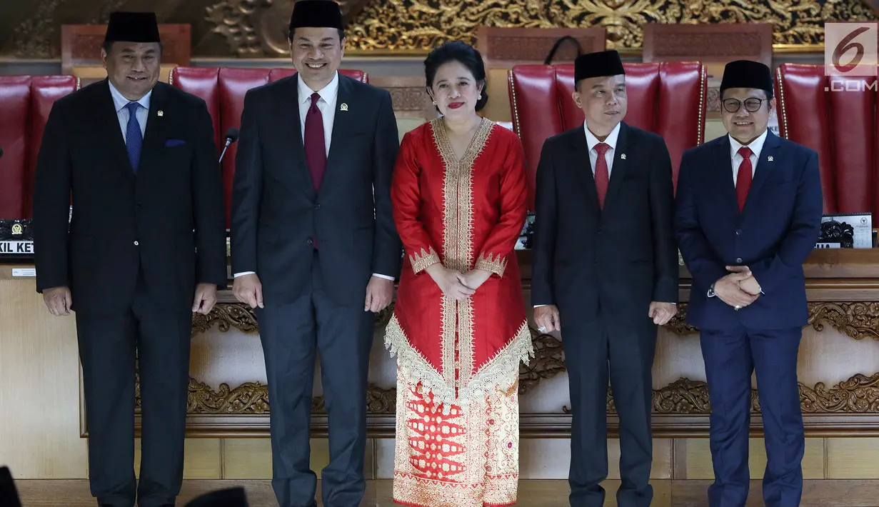 FOTO: Tok, Puan Maharani Resmi Jadi Ketua DPR 2019-2024 - Foto Liputan6.com