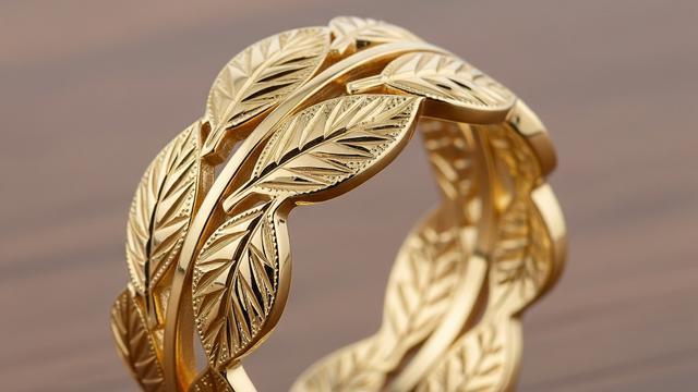 6 Model Cincin Emas Daun 2025 yang Bikin Penampilan Terlihat Natural ...
