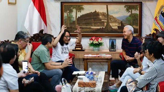 Dialog Bersama Aktor dan Musisi, Ganjar Sampaikan Konsep Hilirisasi Industri Digital - News ...