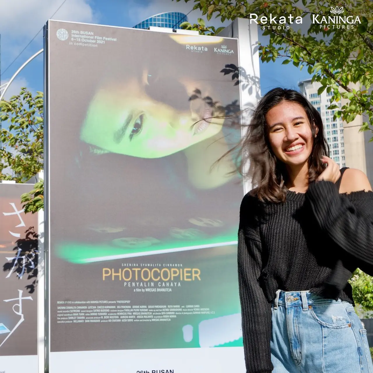 6 Potret Shenina Cinnamon di Busan, Akan Hadiri World Premiere Penyalin ...