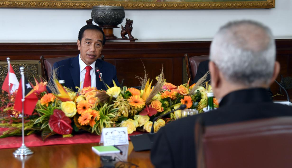 Jokowi Terima Presiden Timor Leste Ramos Horta di Istana Kepresidenan Bogor - Foto Liputan6.com