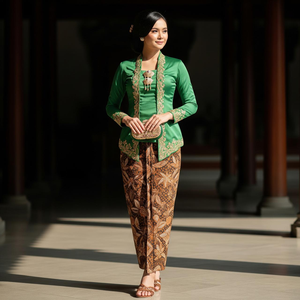 9 Model Baju Kebaya Dipadukan Rok Batik Tren 2026, Tradisi dalam Gaya ...