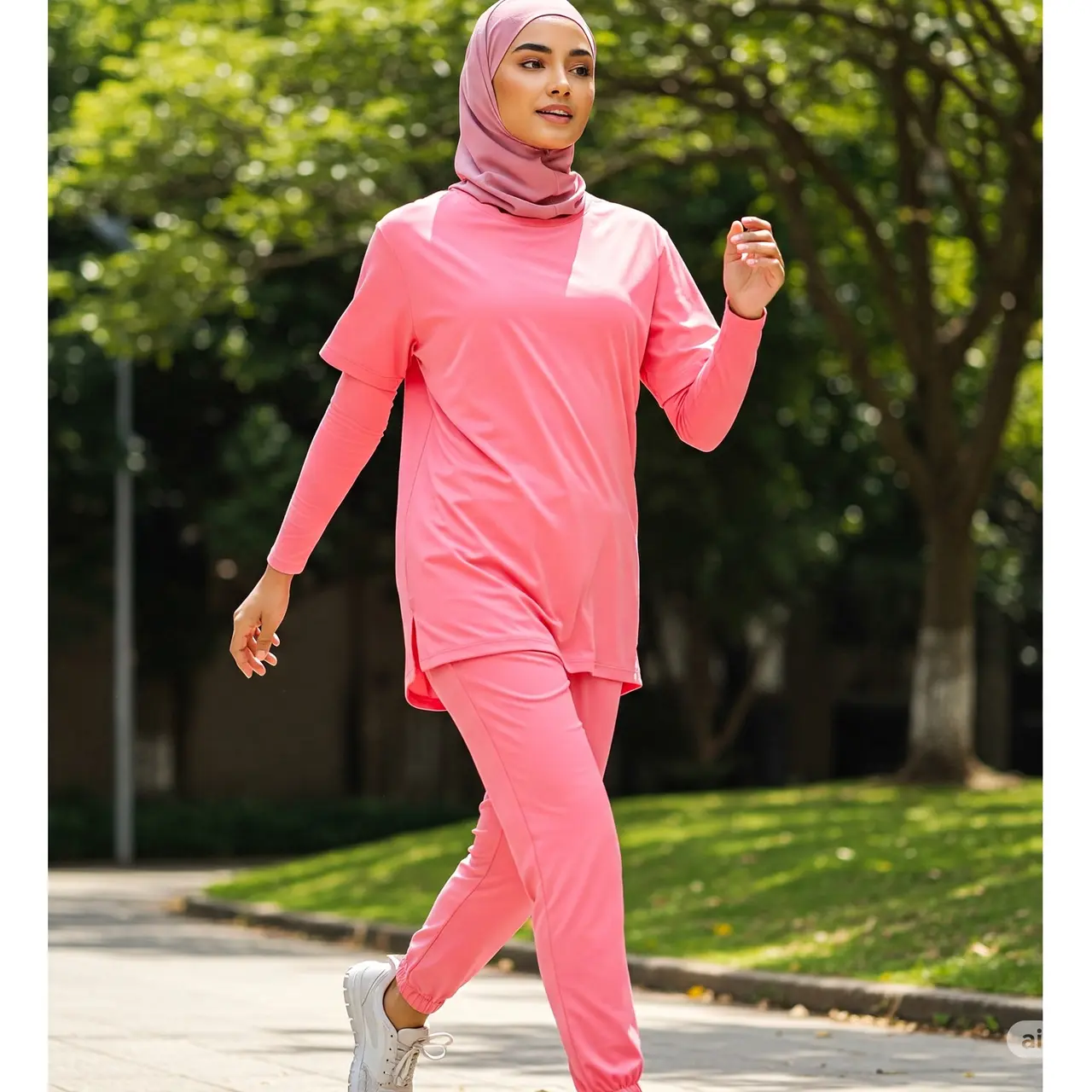 12 Inspirasi Outfit Lari Hijab yang Nyaman dan Stylish untuk Hijabers ...