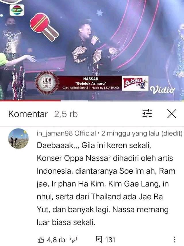 6 Komentar Warganet di Video 'Oppa Nassar Kiyowo' Ini Kocak, Serasa Nonton K-Pop - Hot Liputan6.com