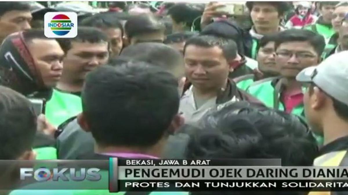 Ojek Online dan Sopir Angkot Kembali Bentrok di Bekasi - News Liputan6.com