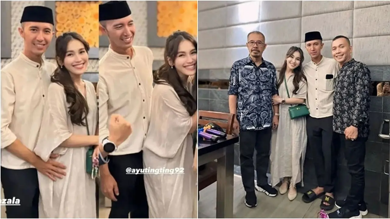 6 Potret Keluarga Ayu Ting Ting dan Lettu Fardhana Buka Puasa Bareng, Penuh Hangat - Hot ...