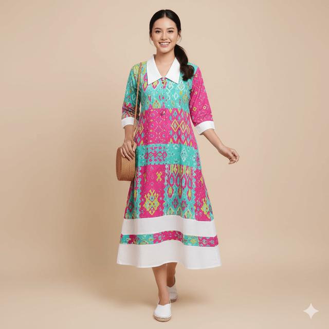 9 Model Daster Batik Modern untuk Jalan-Jalan yang Trendi, Transformasi ...
